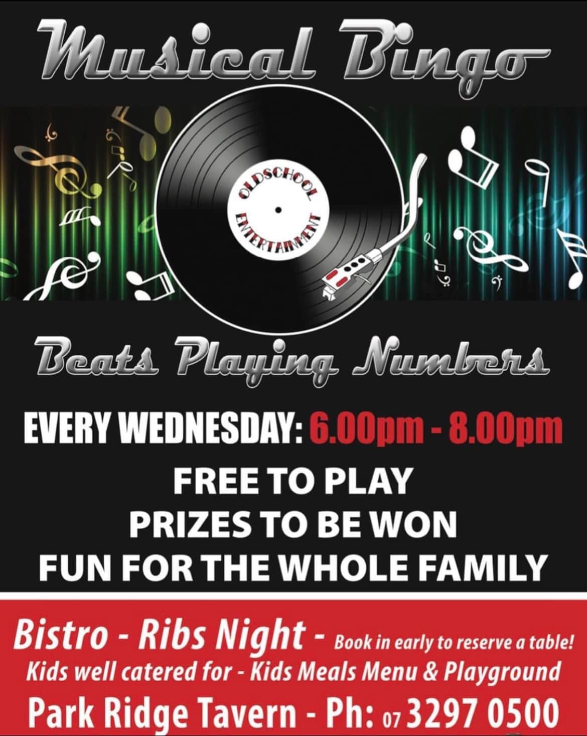 What’s On – Park Ridge Tavern
